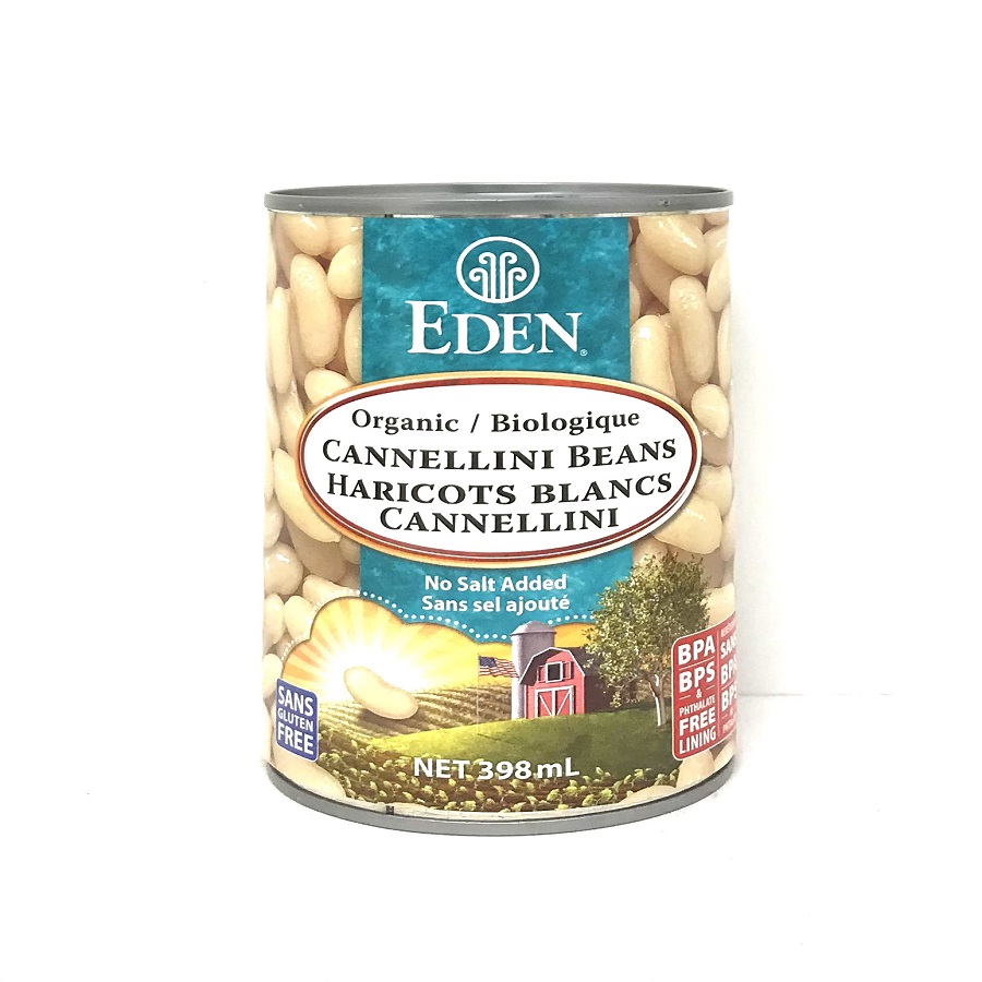 EDEN WHITE HARICOTS CANNELLINI 398ml - Marché Eden