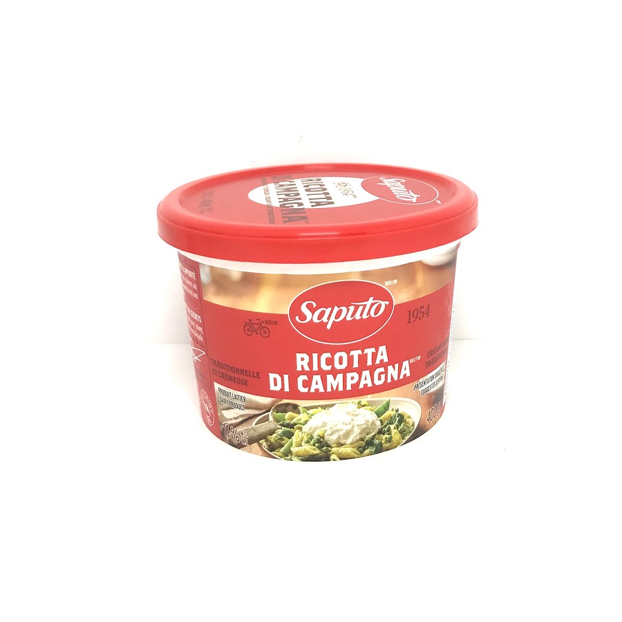 SAPUTO CHEESE RICOTTA DI CAMPAGNA 400gr - Marché Eden