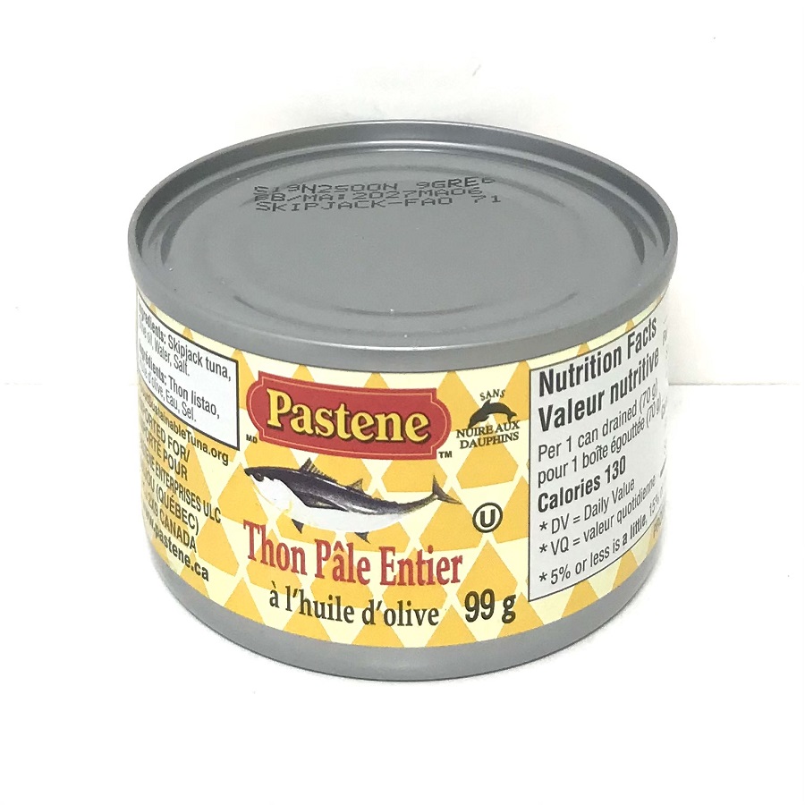 PASTENE THON ENTIER HUILE OLIVE 99gr - Marché Eden