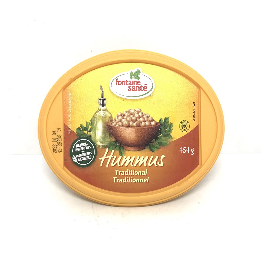FONT. HUMMUS TRADITIONAL 454gr - Marché Eden