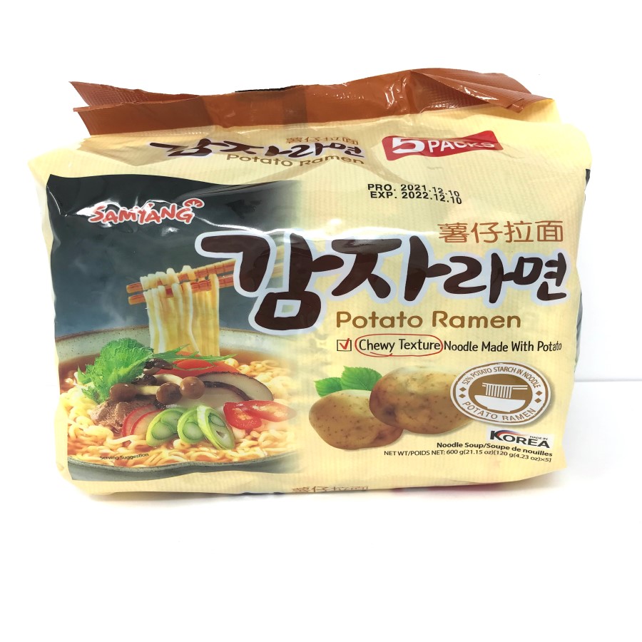 SAMYANG RAMEN POTATO 5x120 gr - Marché Eden